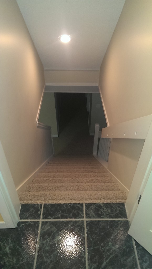 basement -stairs off the kitchen | Todd Stuart Noordyk